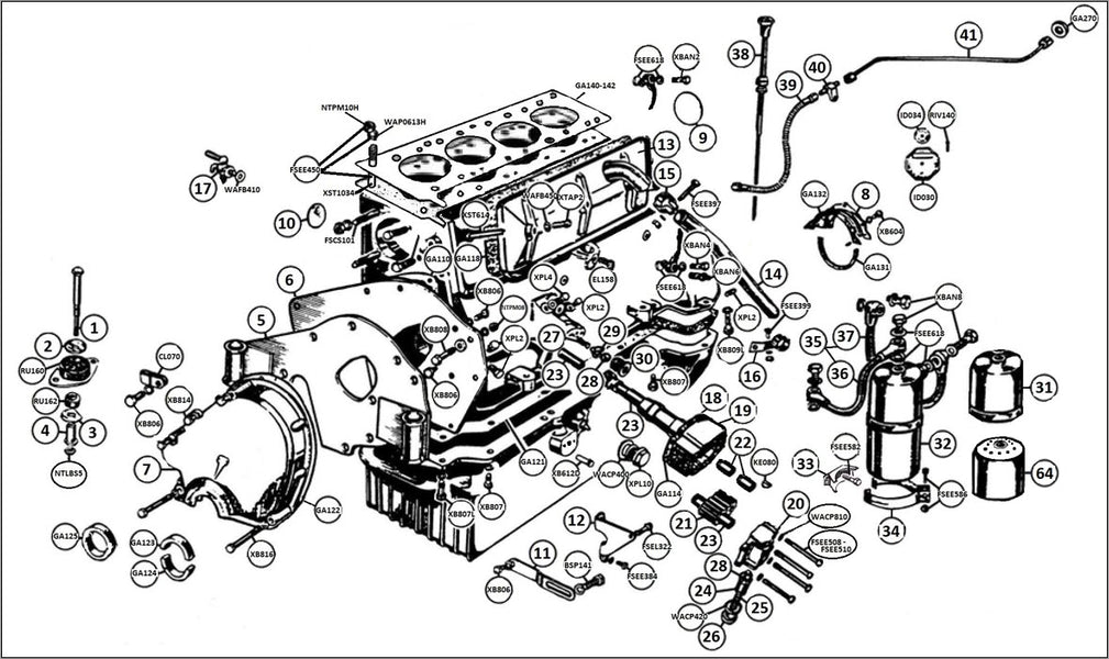 Engine Exterior — From The Frame Up