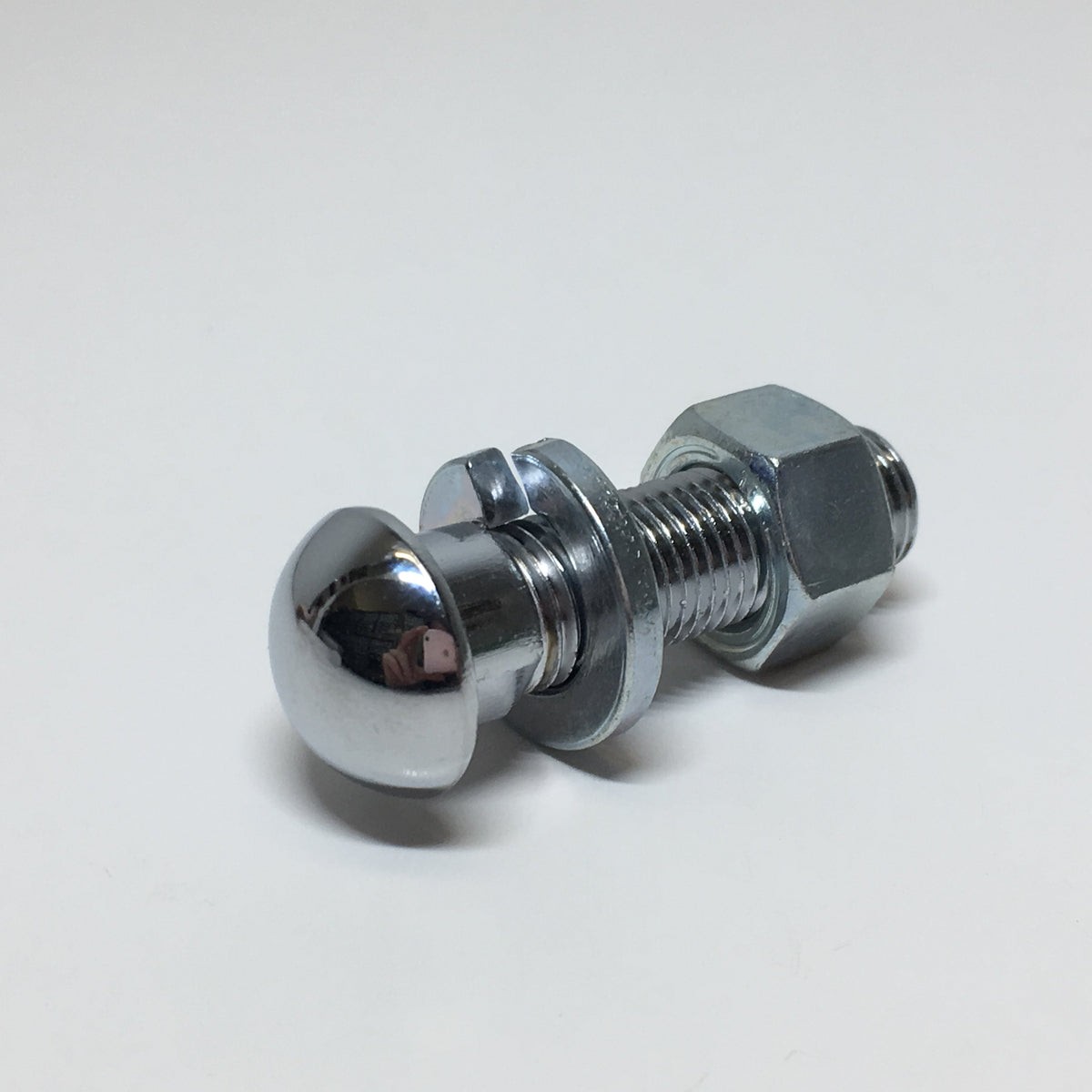 BSP160-Bumper BSF bolt & nut, chrome head — From The Frame Up