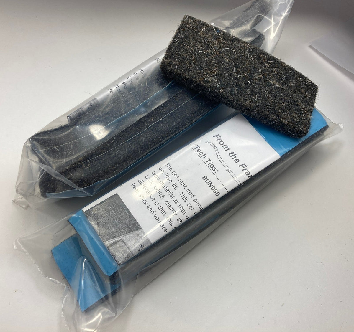 SUN060-Gas tank end panel packing set. — From The Frame Up